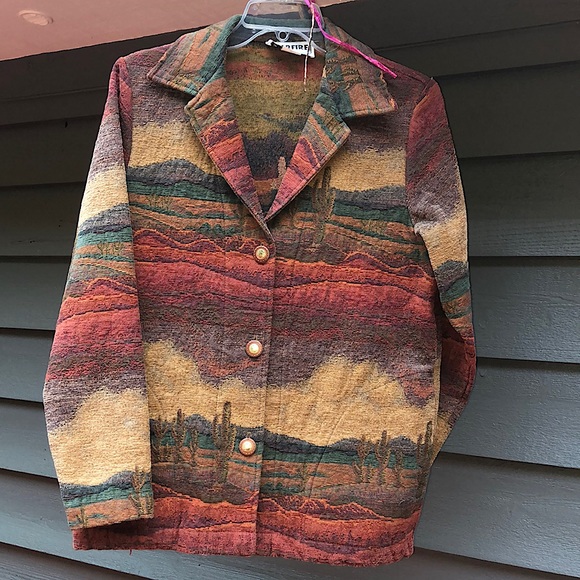 Starfire | Jackets & Coats | Starfire Southwestern Style Blazer Size 4 ...